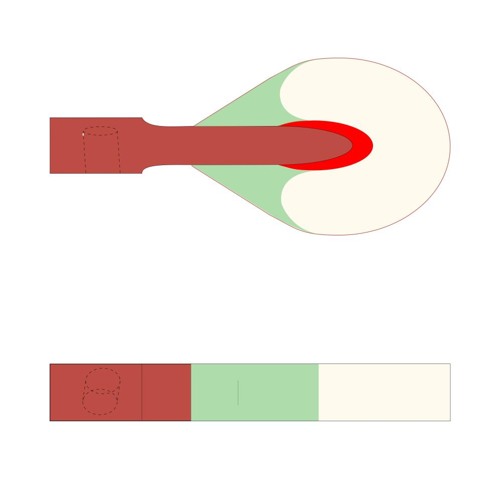 Pianohammerköpfe | Rot | Standard | Standardbohrung 5,60mm | Ohne | 151/1-60